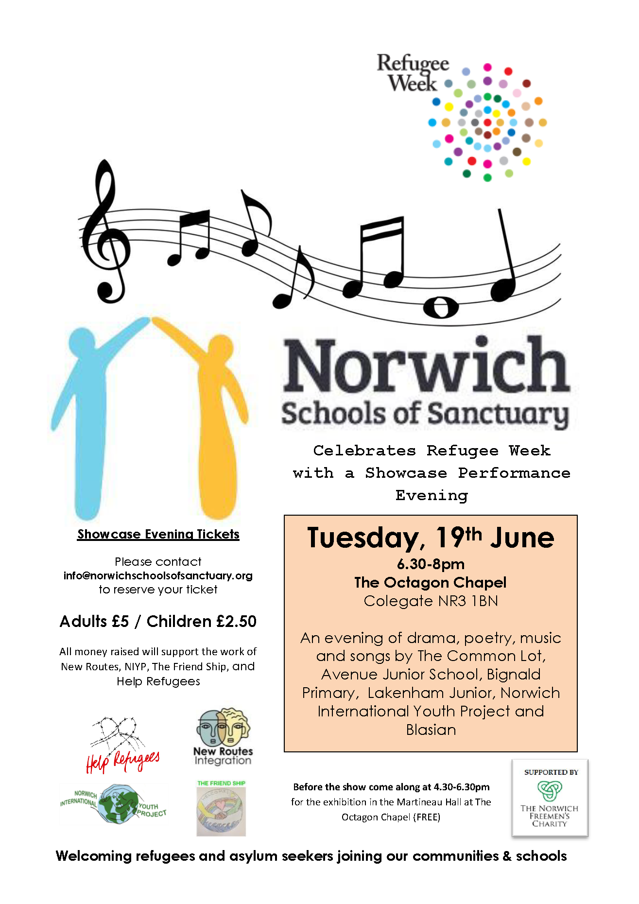 Norwich Schools of Sanctuary – New Routes, Old Roots